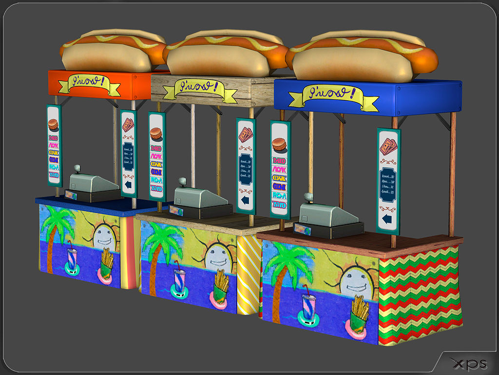 Food Stand v.3 by aleksiszet by aleksiszet on DeviantArt