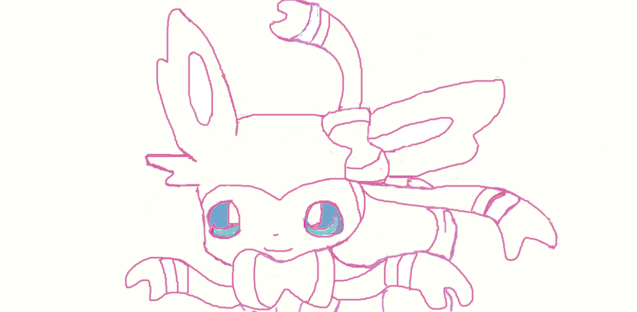 Pokemon slyveon by celebi64 on DeviantArt