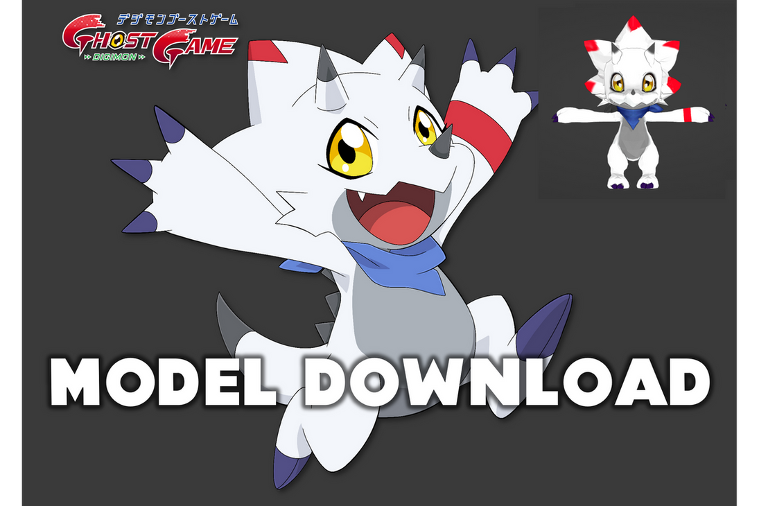UPDATE! Gammamon (Ghost Game Anime) + RIGGED by Carsyn125 on DeviantArt