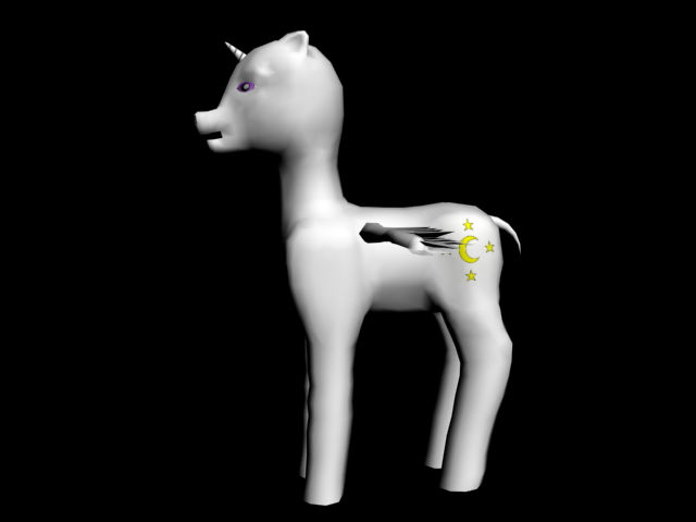 Luna 3D - base model by methaneridge on DeviantArt