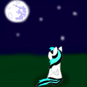 Sally and the moon by TheRainbowSylveon on DeviantArt