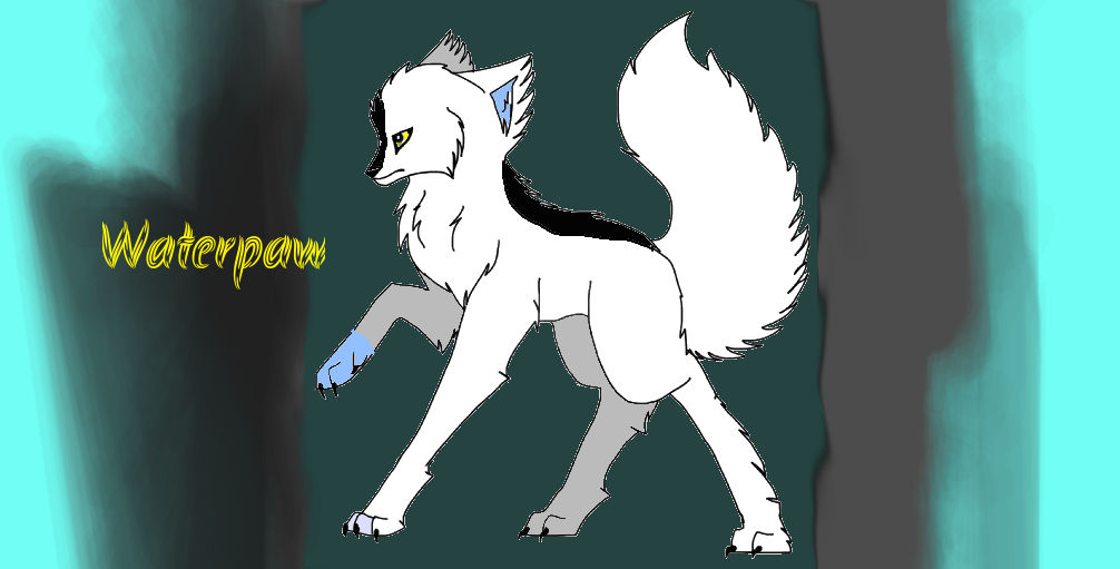 Waterpaw .:Warrior Cats OC:. by animaljammer10000 on DeviantArt