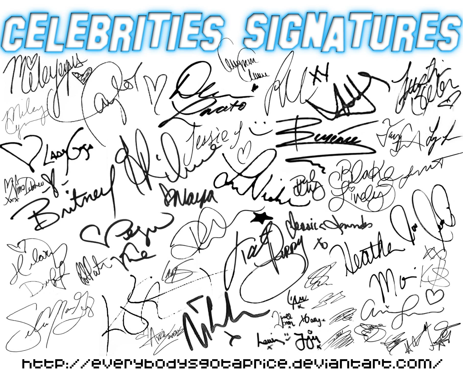 Signatures Of Famous Artists