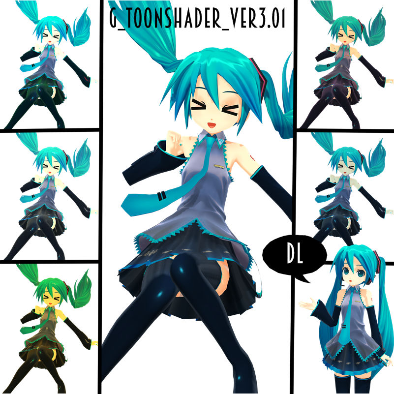 G ToonShader Ver3.01 - Effect - DL by MMDMikuxLen on DeviantArt