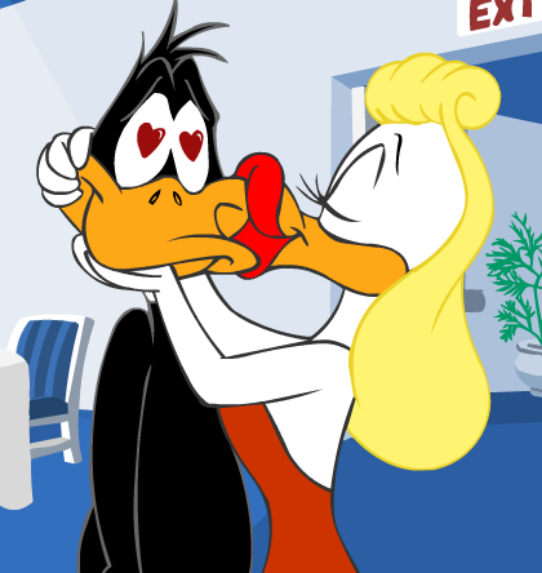 Daffy and Melissa by Gojira012 on DeviantArt