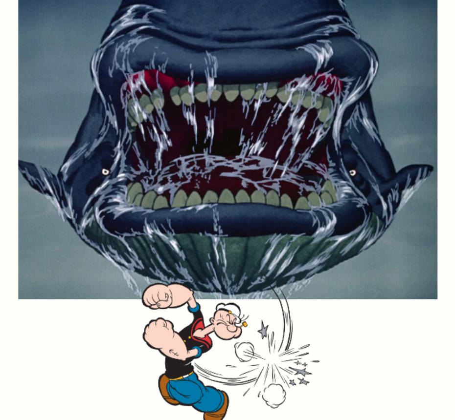 Cartoon All Stars Popeye vs Monstro by Gojira012 on DeviantArt