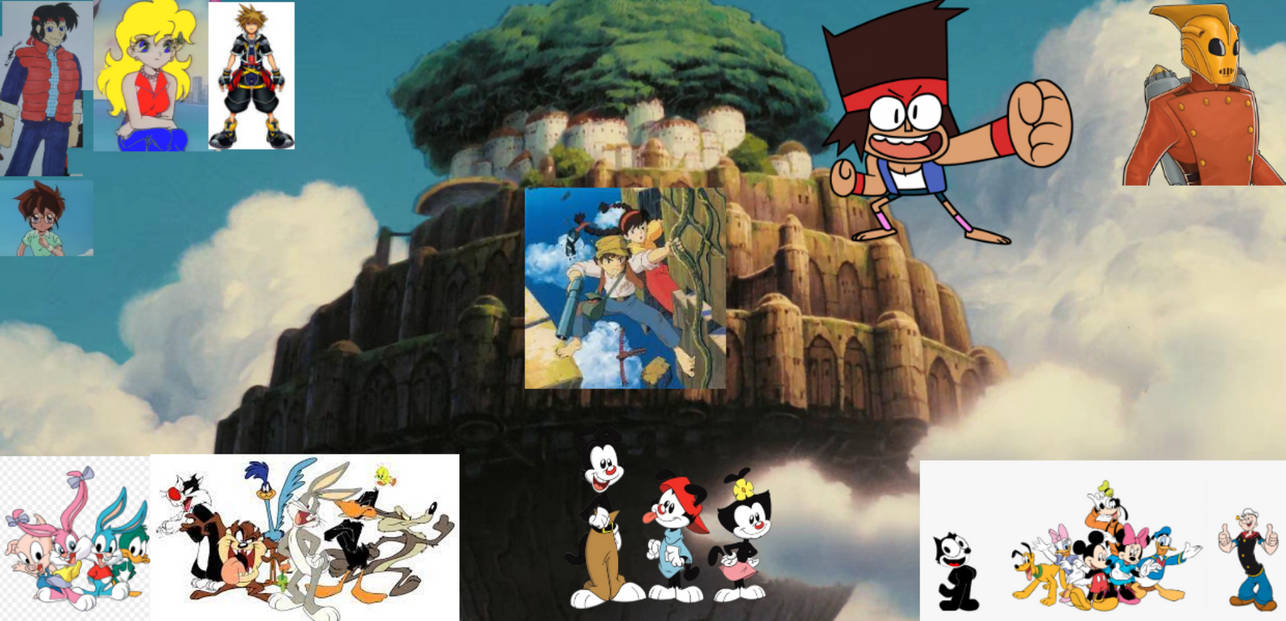 Cartoon All Stars Castle in the Sky by Gojira012 on DeviantArt