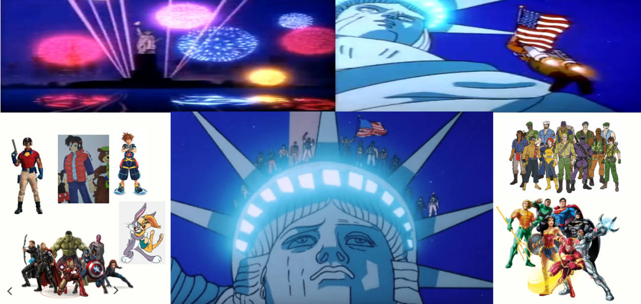 Cartoon All Stars July 4th by Gojira012 on DeviantArt