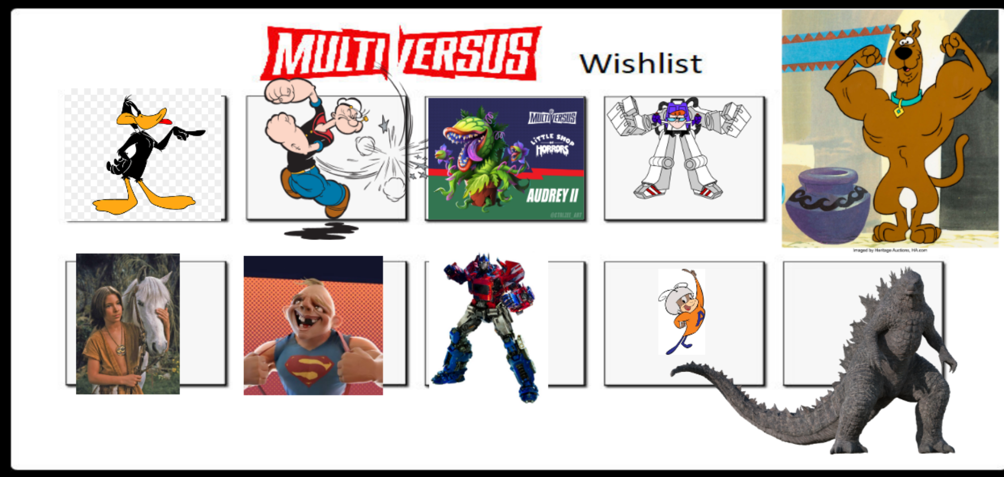 Multiversus Wishlist part 1 by Gojira012 on DeviantArt