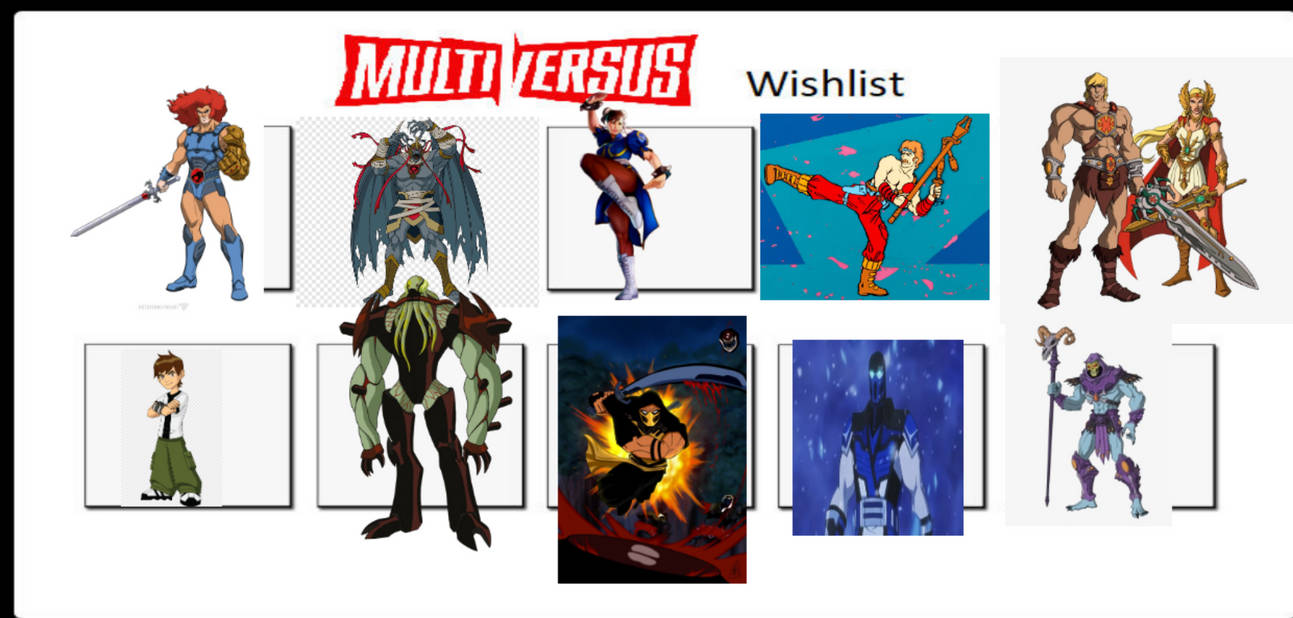 Multiversus Wishlist 5 by Gojira012 on DeviantArt