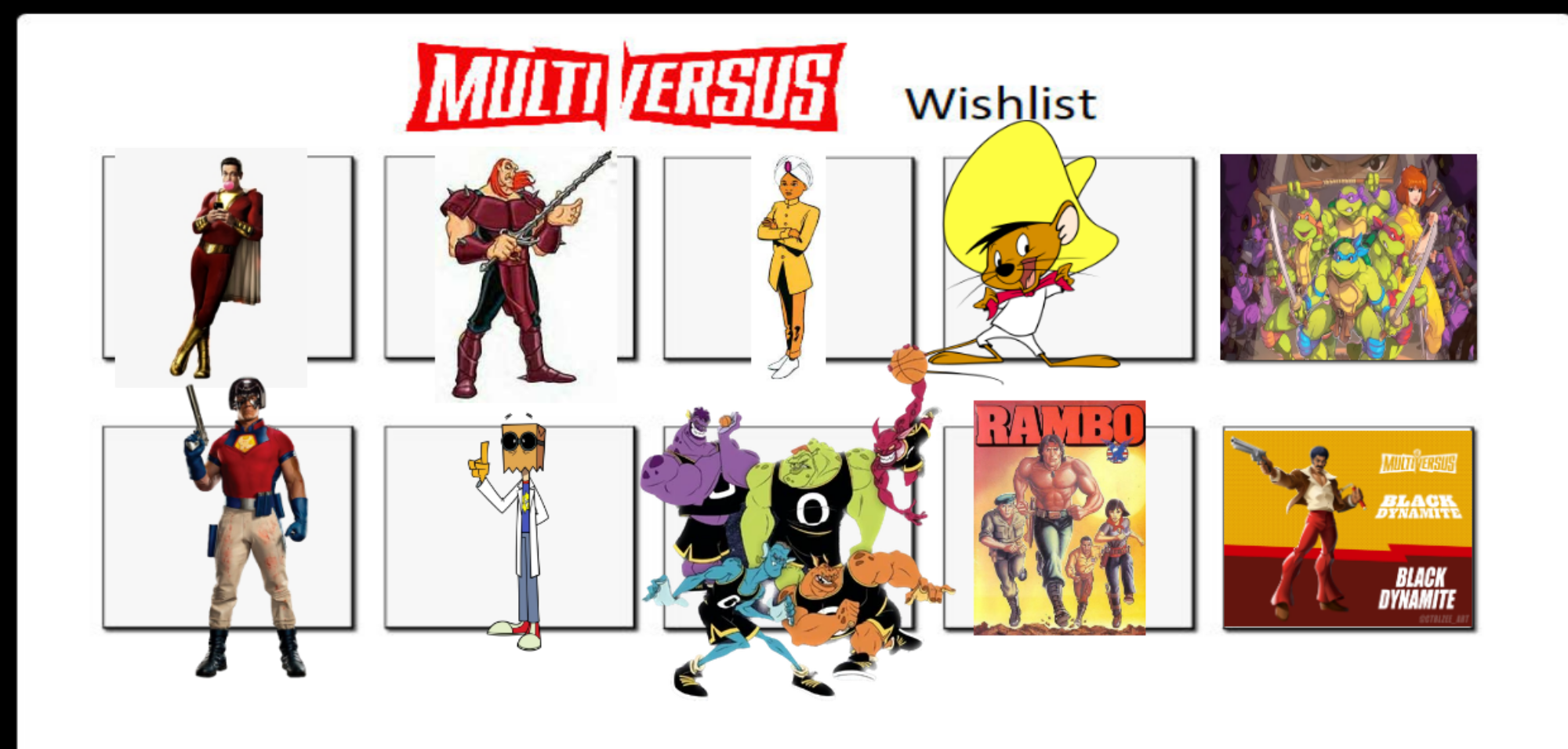 Multiversus Wishlist 8 By Gojira012 On Deviantart