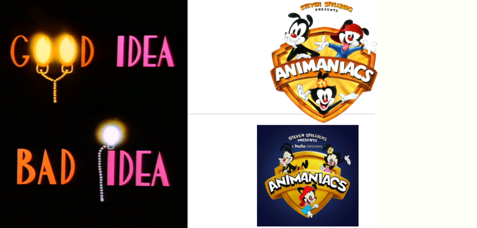 Good Idea OG Animaniacs Bad Idea reboot Animaniacs by Gojira012 on DeviantArt