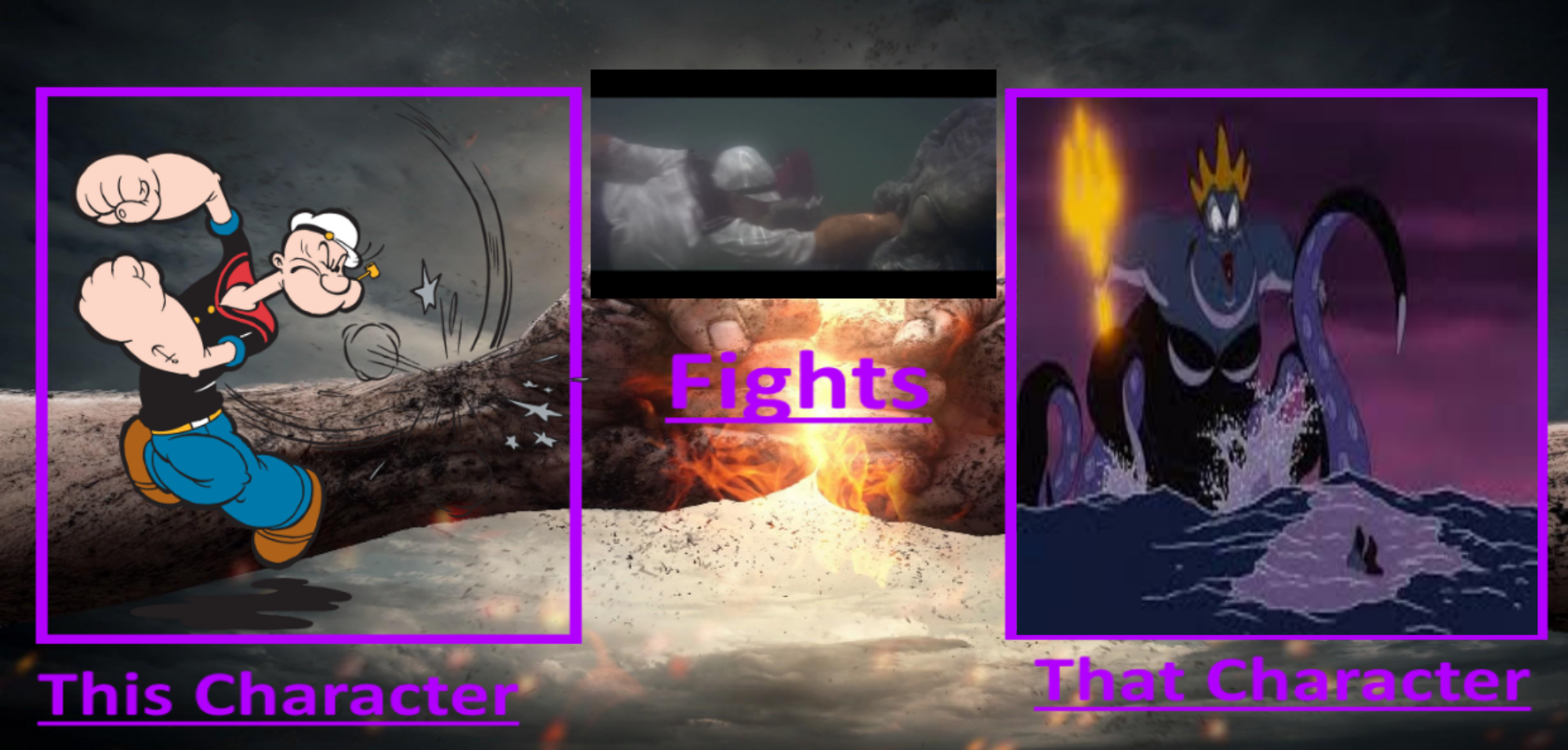 Cartoon All Stars Multiversus Popeye vs Ursula by Gojira012 on DeviantArt