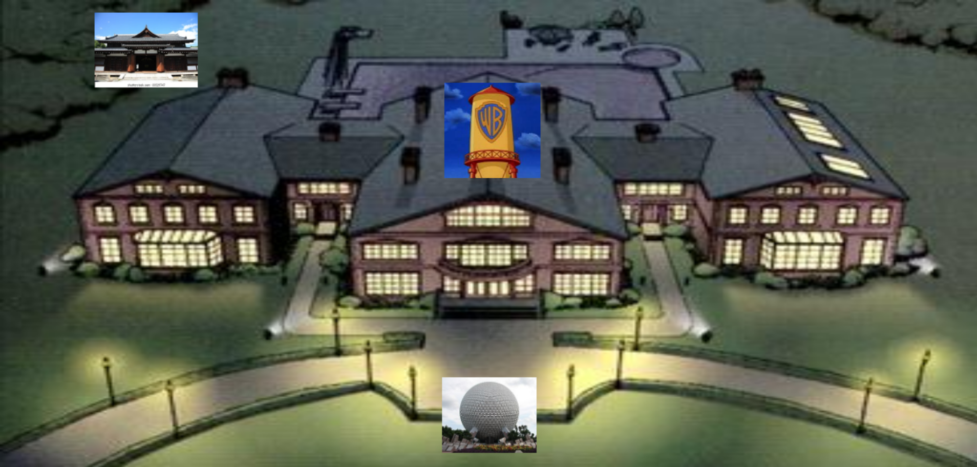 Cartoon All Stars Manor by Gojira012 on DeviantArt