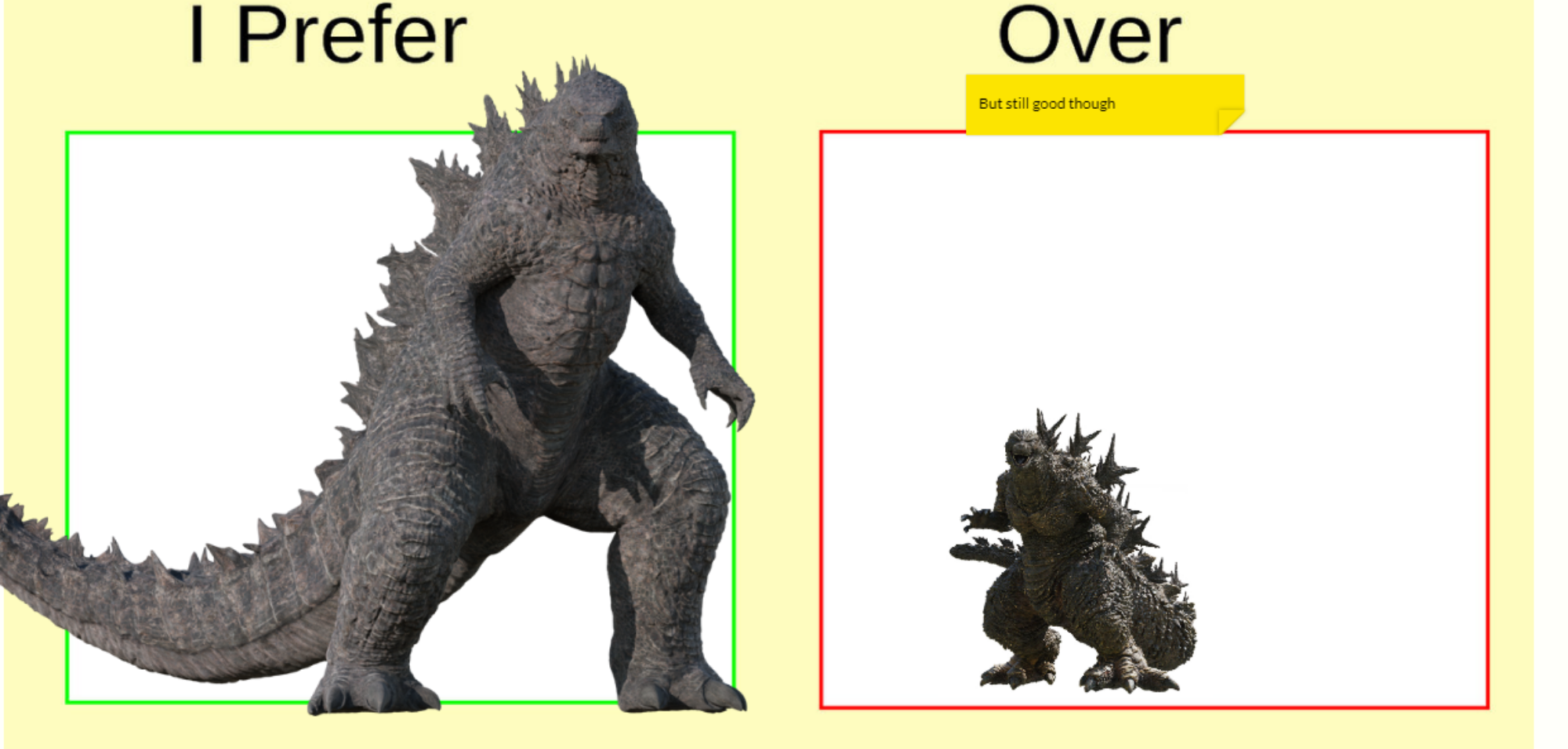 Monsterverse Godzilla over Minus One Godzilla by Gojira012 on DeviantArt