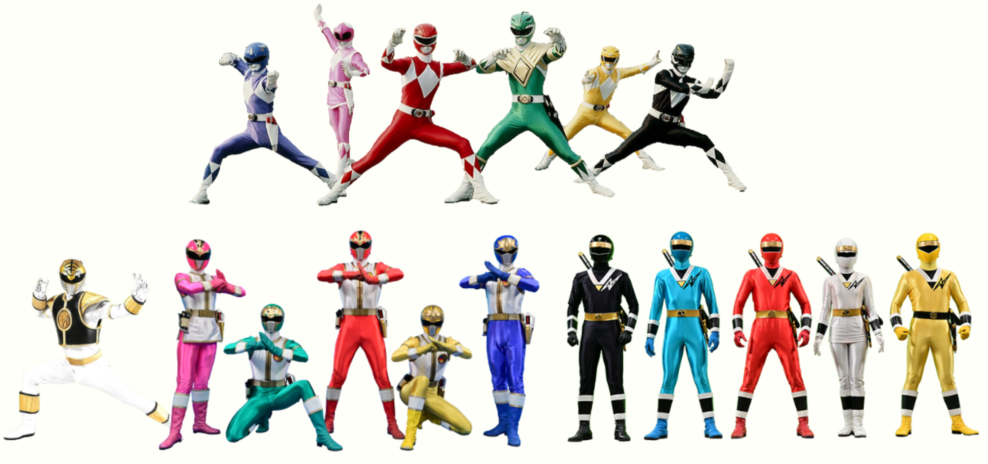 Cartoon All Stars Power Ranger Teams by Gojira012 on DeviantArt