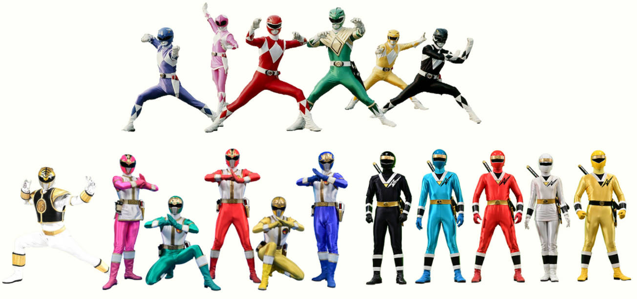 Cartoon All Stars Power Ranger Teams by Gojira012 on DeviantArt