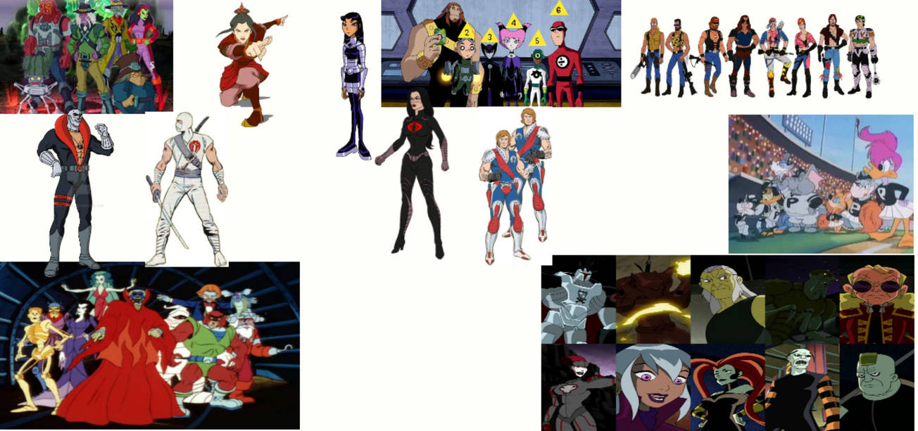 Cartoon All Stars Attack squad D by Gojira012 on DeviantArt
