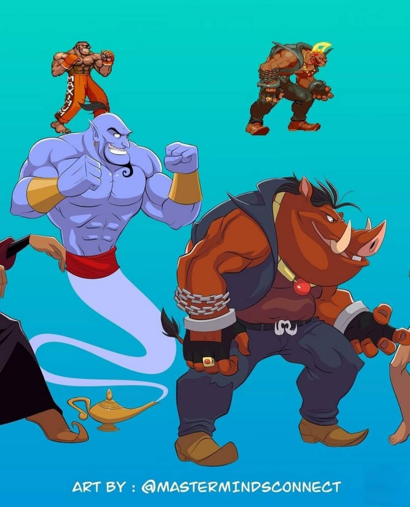 Disney Street Fighter 1 by Gojira012 on DeviantArt