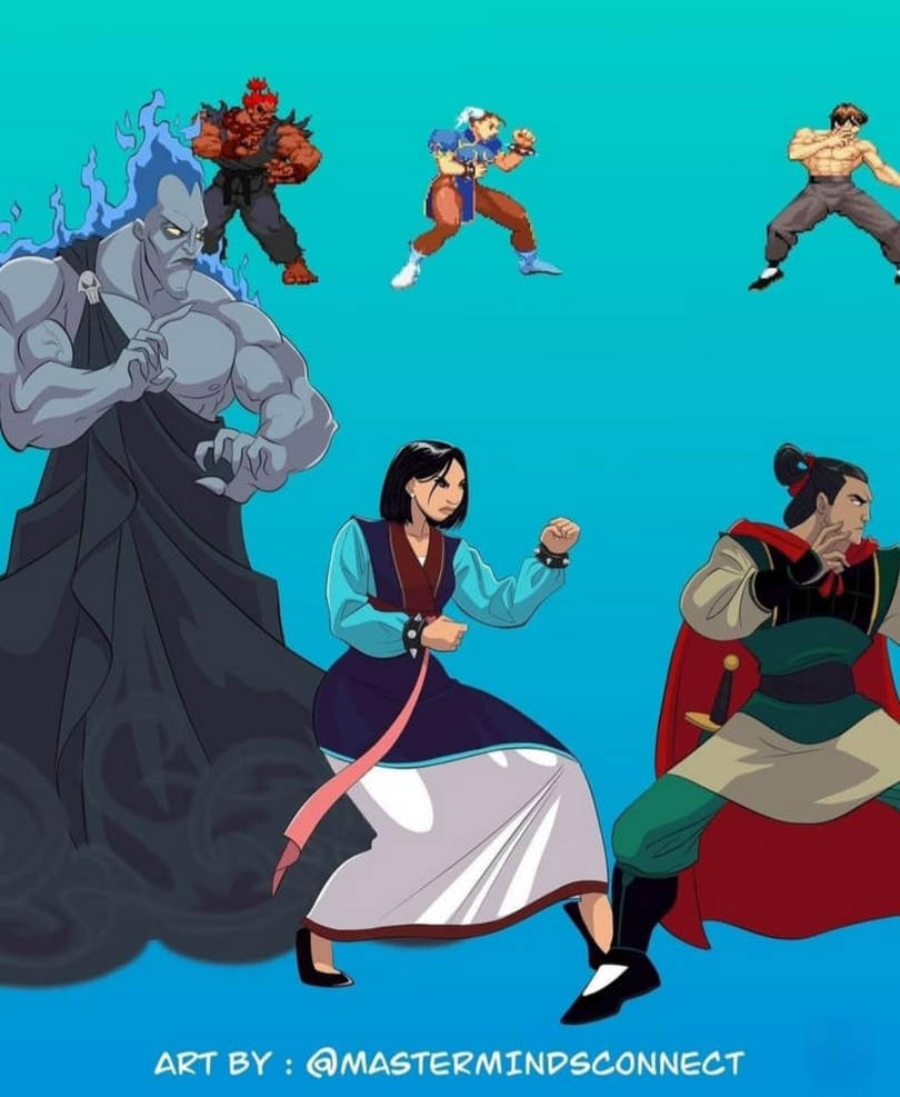 Disney Street Fighter 4 by Gojira012 on DeviantArt