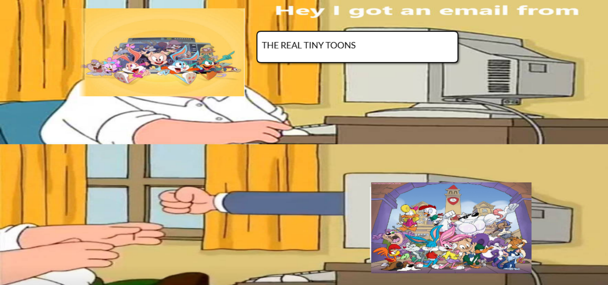 Tiny Toon Adventures E Mail Revenge Punch by Gojira012 on DeviantArt