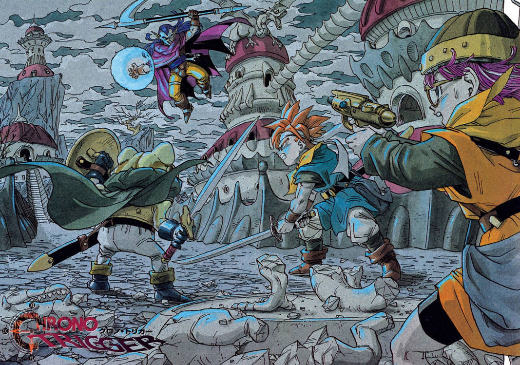 Official Chrono Trigger image team vs Magus by Gojira012 on DeviantArt