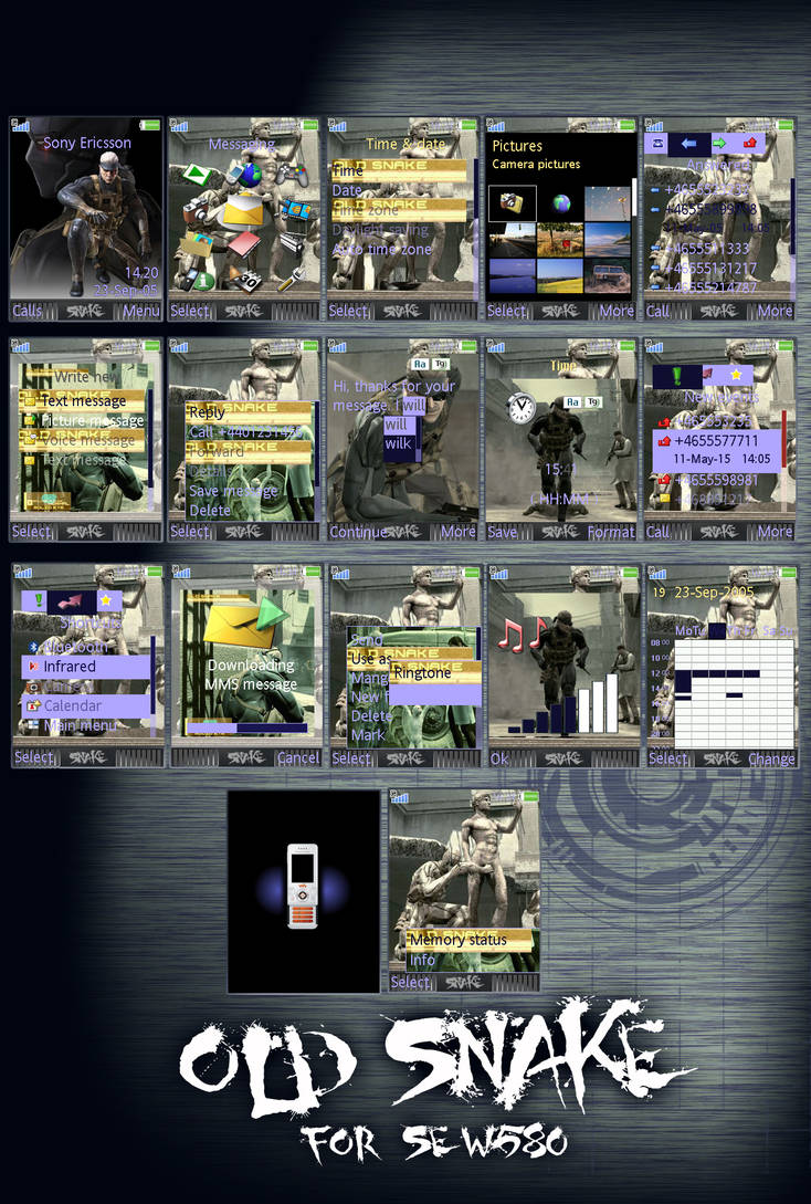 Snake theme for W580 by Adder24 on DeviantArt