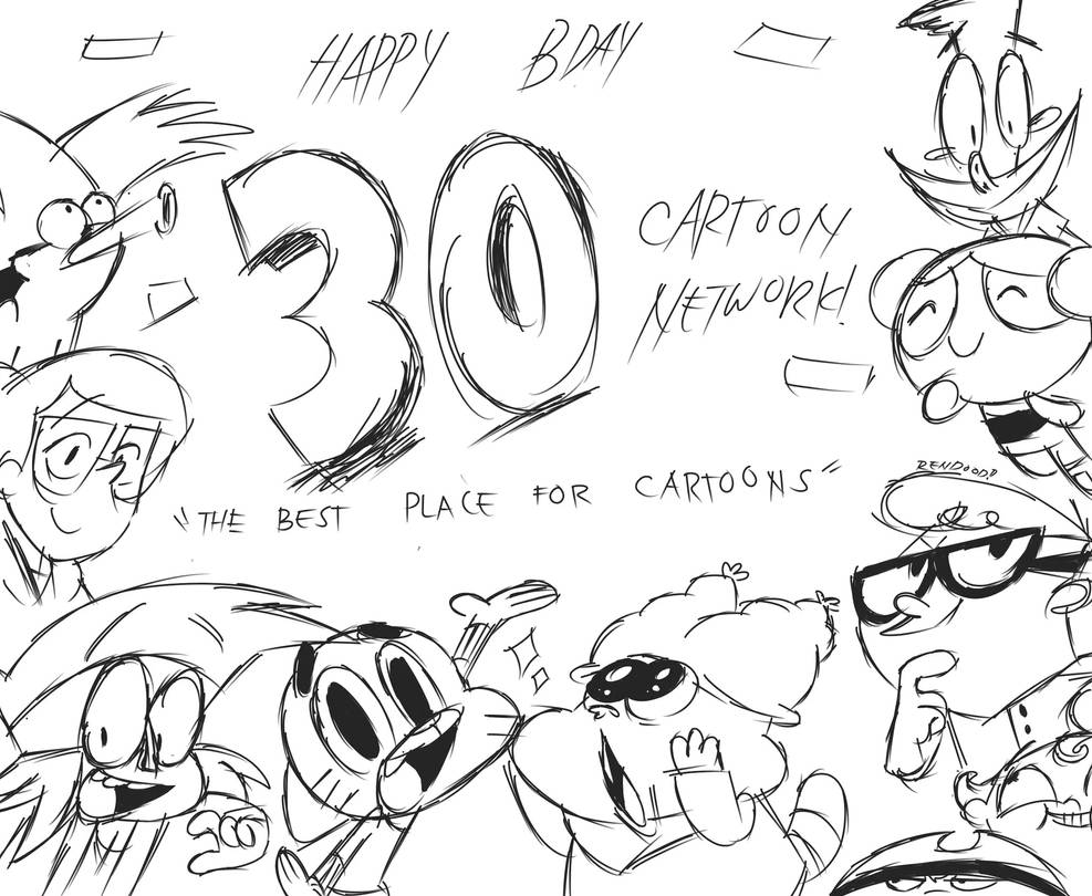 CN 30th anniversary doodle by dewwil230 on DeviantArt CN 30th anniversary doodle by dewwil230 on DeviantArt