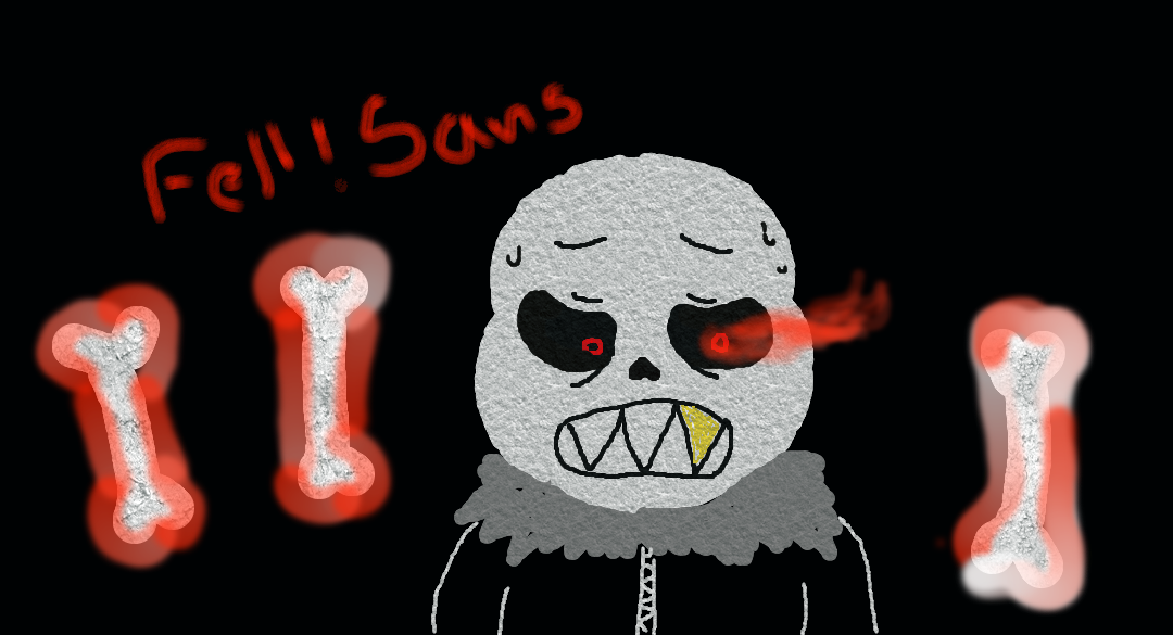 Sad Fell!Sans by margieluz on DeviantArt