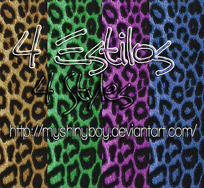 4 Animal Print Styles by MyShinyBoy on DeviantArt