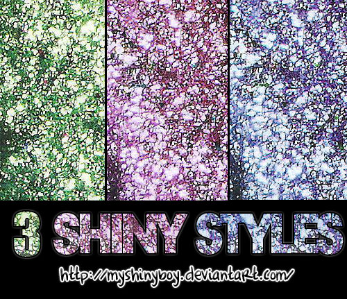 3 Shiny Styles by MyShinyBoy on DeviantArt