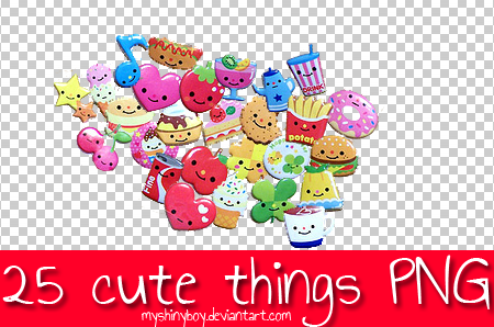 25 Cute Things PNG by MyShinyBoy on DeviantArt
