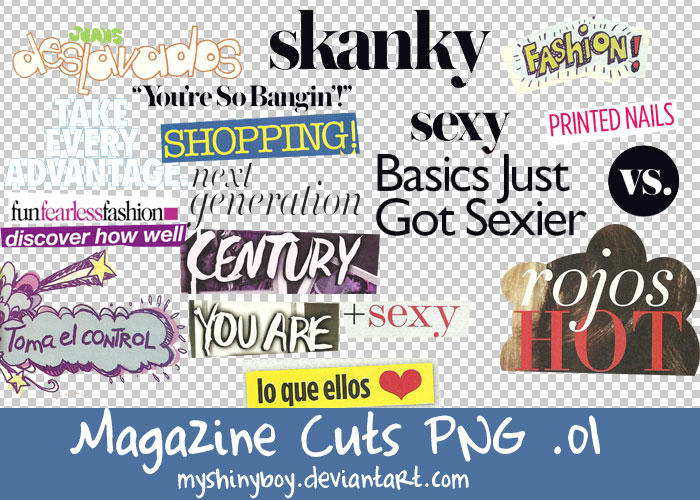 Magazine Cuts PNG .01 by MyShinyBoy on DeviantArt