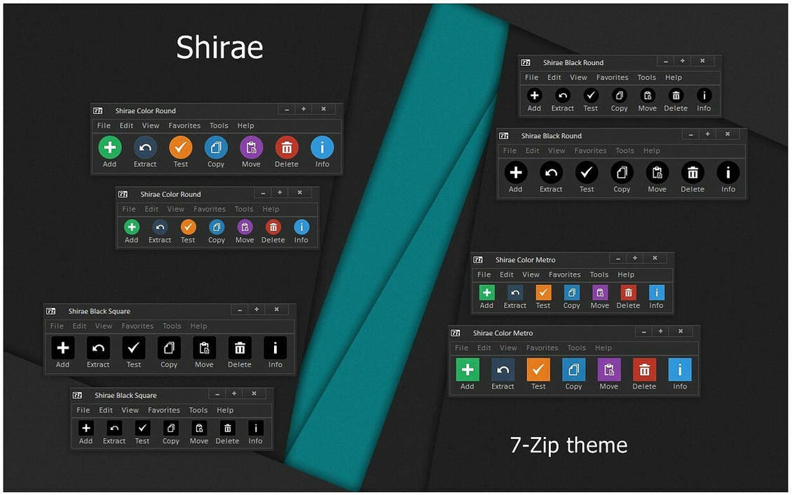 Shirae 7-Zip theme by alexgal23 on DeviantArt