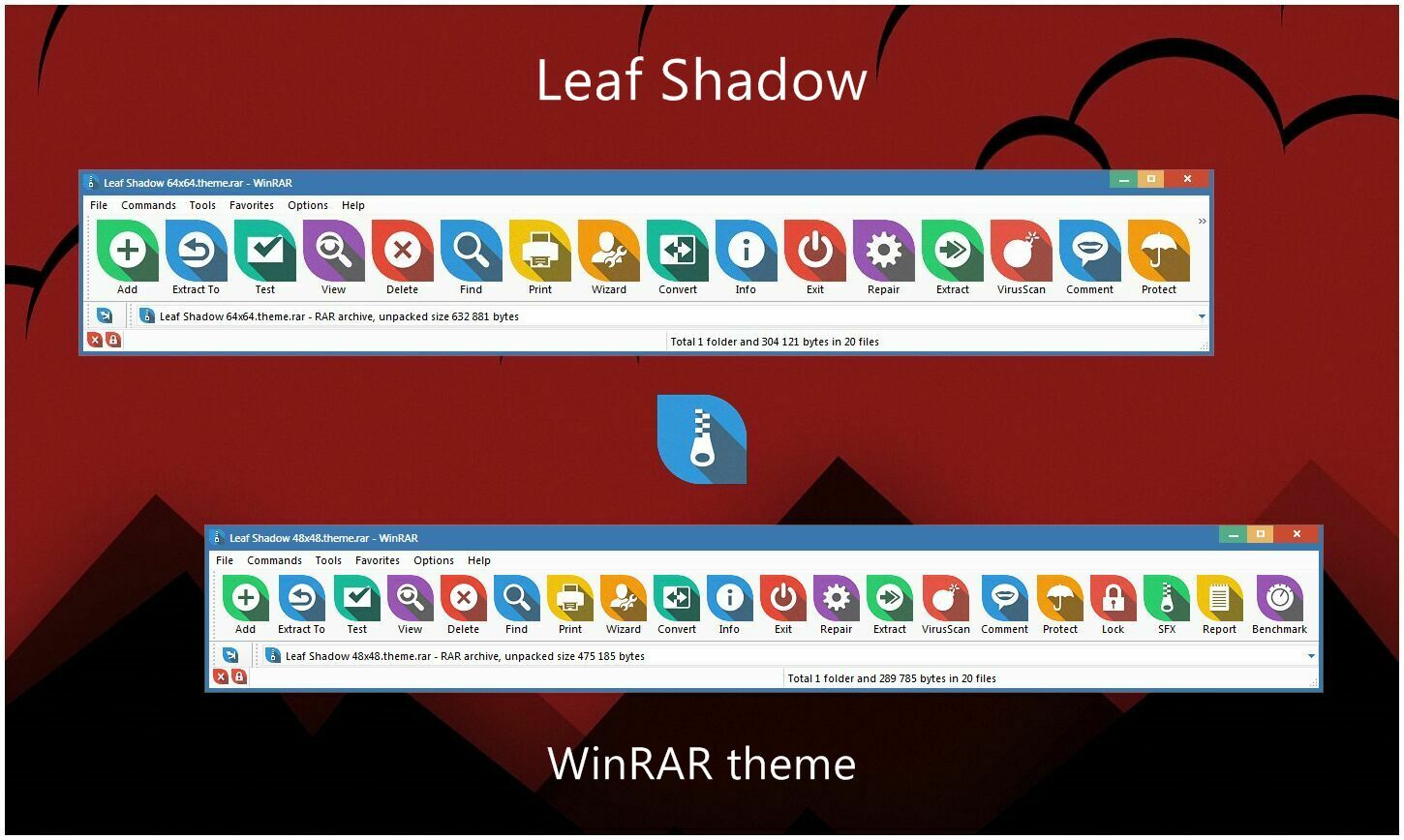 Leaf Shadow WinRAR theme by alexgal23 on DeviantArt