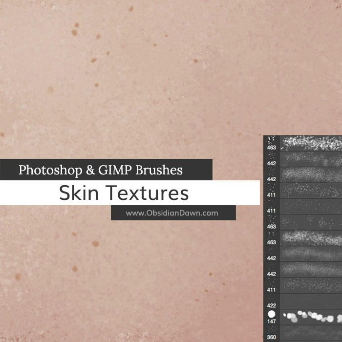 Skin Textures Photoshop Brushes by redheadstock on DeviantArt