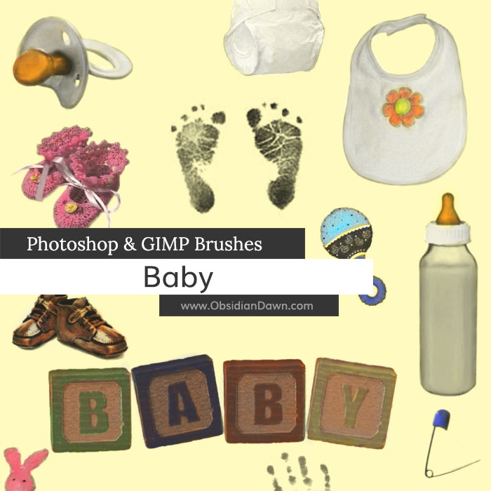 Baby Photoshop and GIMP Brushes by redheadstock on DeviantArt