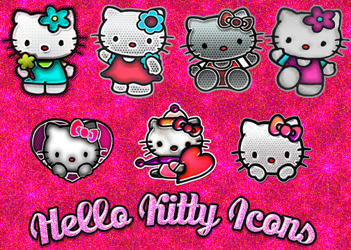 Hello Kitty Icons by Sammi879 by sammi879 on DeviantArt
