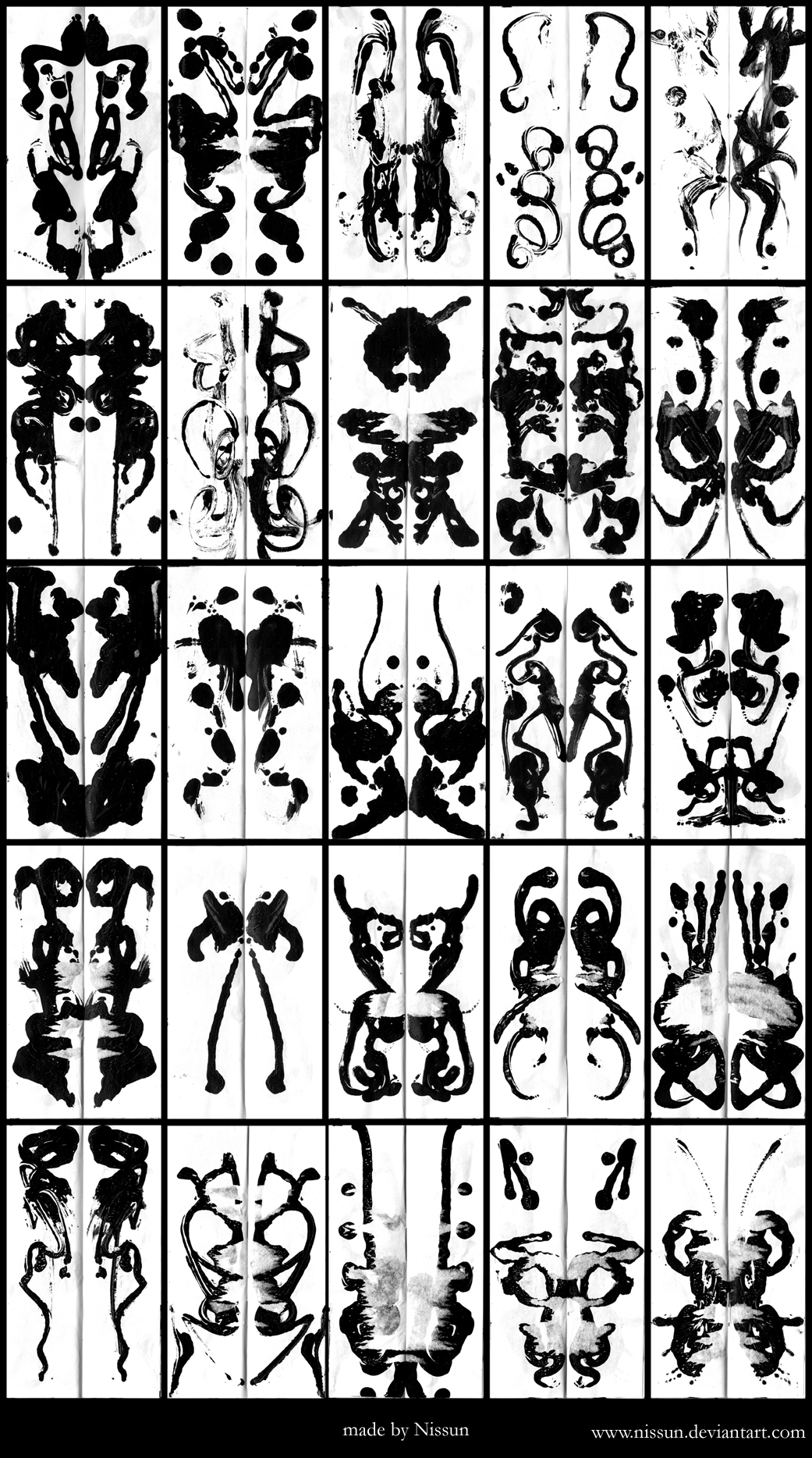 25 inkblots by Nissun on DeviantArt