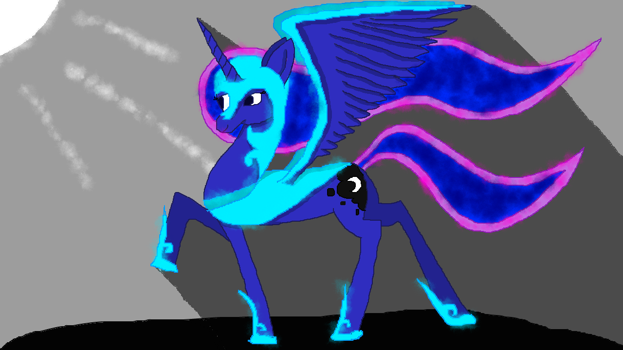 Princess Luna in Armour MLP (ReDrawn) by TheAnimalArt2005 on DeviantArt
