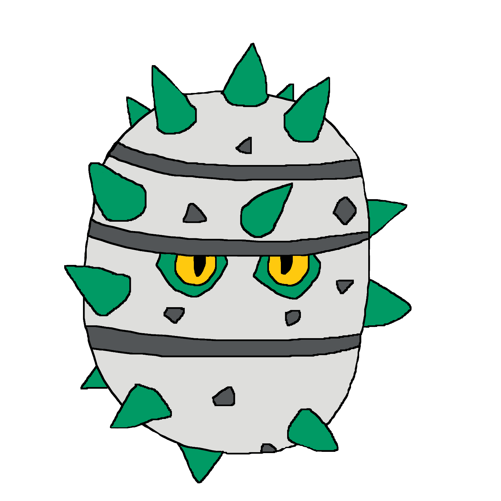 Pokemon Collab - Ferroseed by TheLadyArtist on DeviantArt