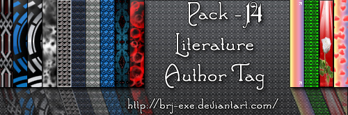 Pack 14 Literature Author Tags by BrJ-exe on DeviantArt