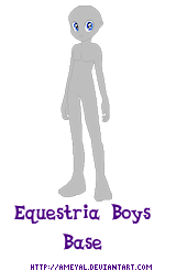 Equestria Boys Bases by Ameyal on DeviantArt