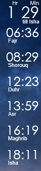 Salaati 10 - Prayer Times for Rainmeter by salaati on DeviantArt
