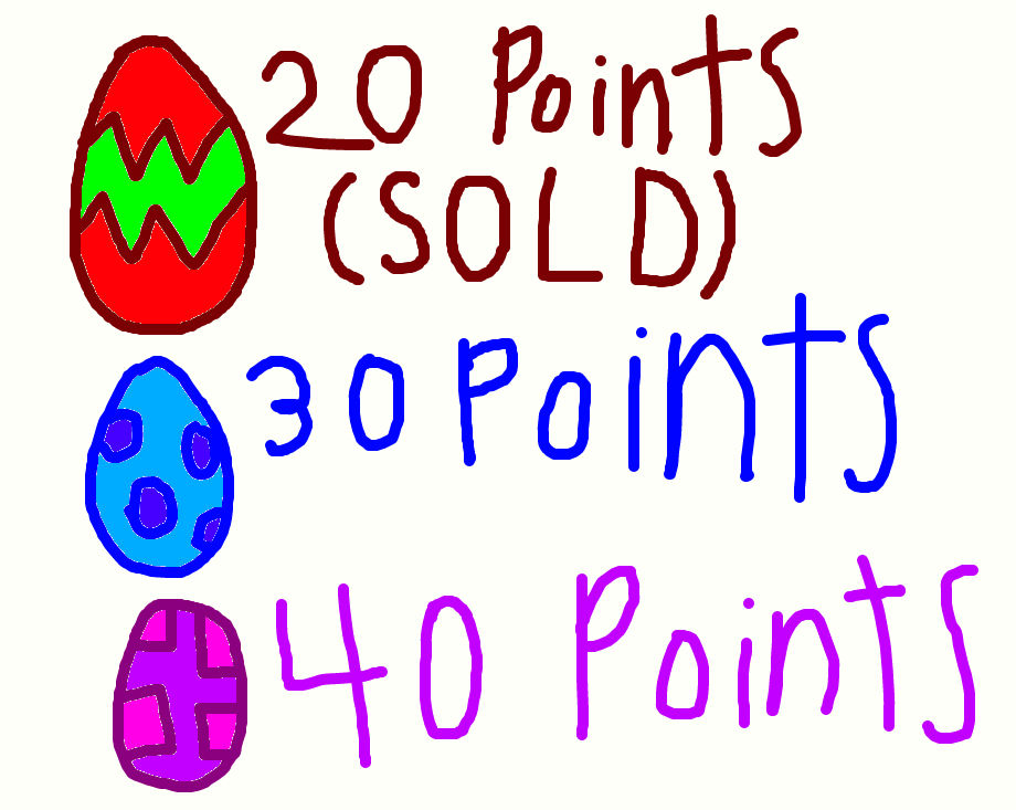Mystery Monster Eggs for sale -Updated- by Icefir-Windbreaker on DeviantArt