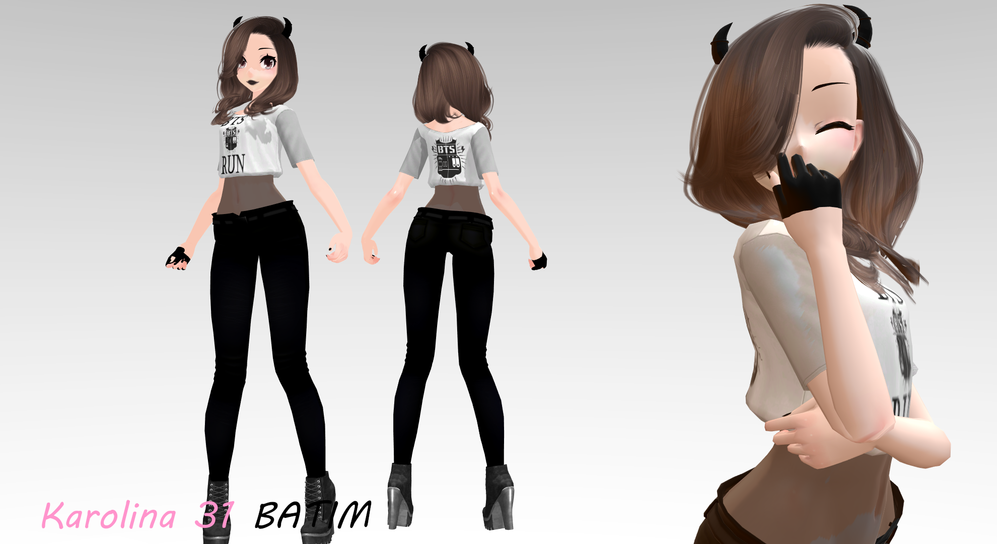 [MMD x Youtube] Karolina BATIM [Model Dl] by Kariana-Rose31 on DeviantArt