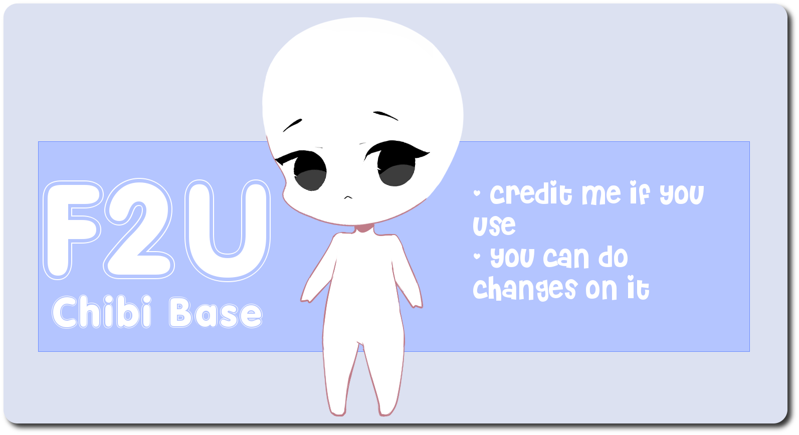 F2U - Chibi Base by YunYunFox on DeviantArt