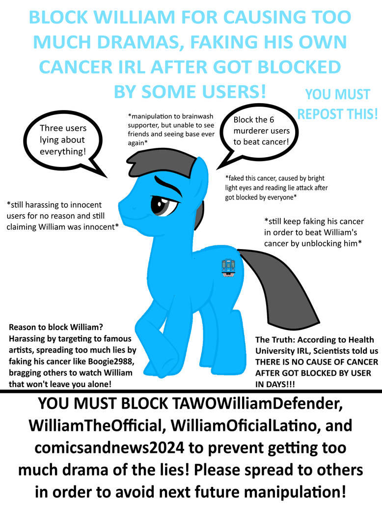 Repost To Block William by Blackblade808 on DeviantArt