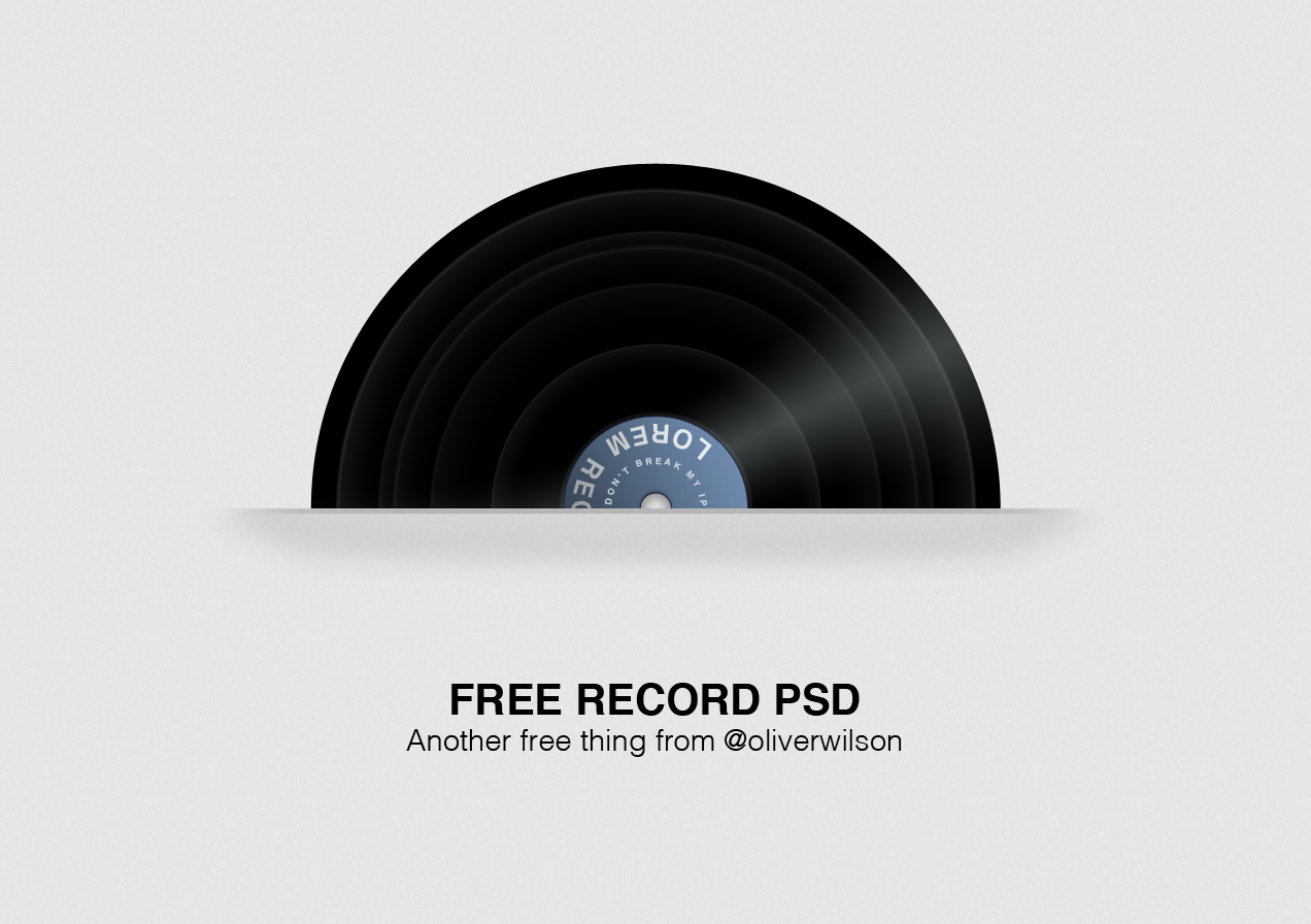 Record (FREE PSD) by OliverPW on DeviantArt