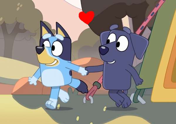 14 Cartoon Couples of February: Bluey and Jean-Luc by JansyntheGirl2004 ...